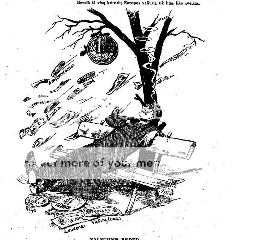 Cartoons from Lithuanian pre-WWII press - part 3, cartoons from ...