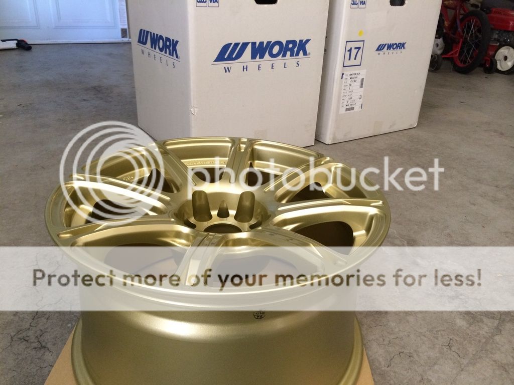 CA CA Gold Work Emotion XC8 17x9 5x114.3 - Zilvia.net Forums | Nissan ...